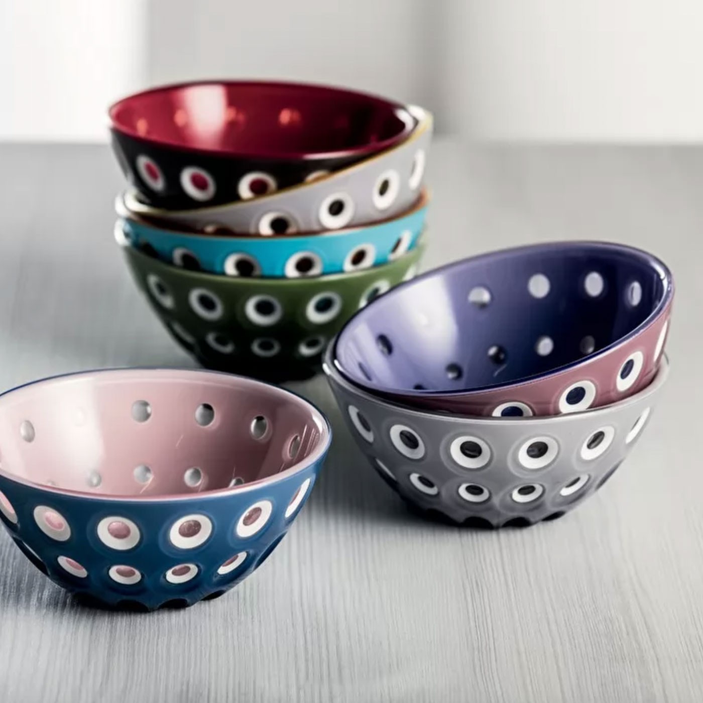 Le Murrine Set of Two Bowls - Sand and Moss - Guzzini | Eataly.com | Eataly