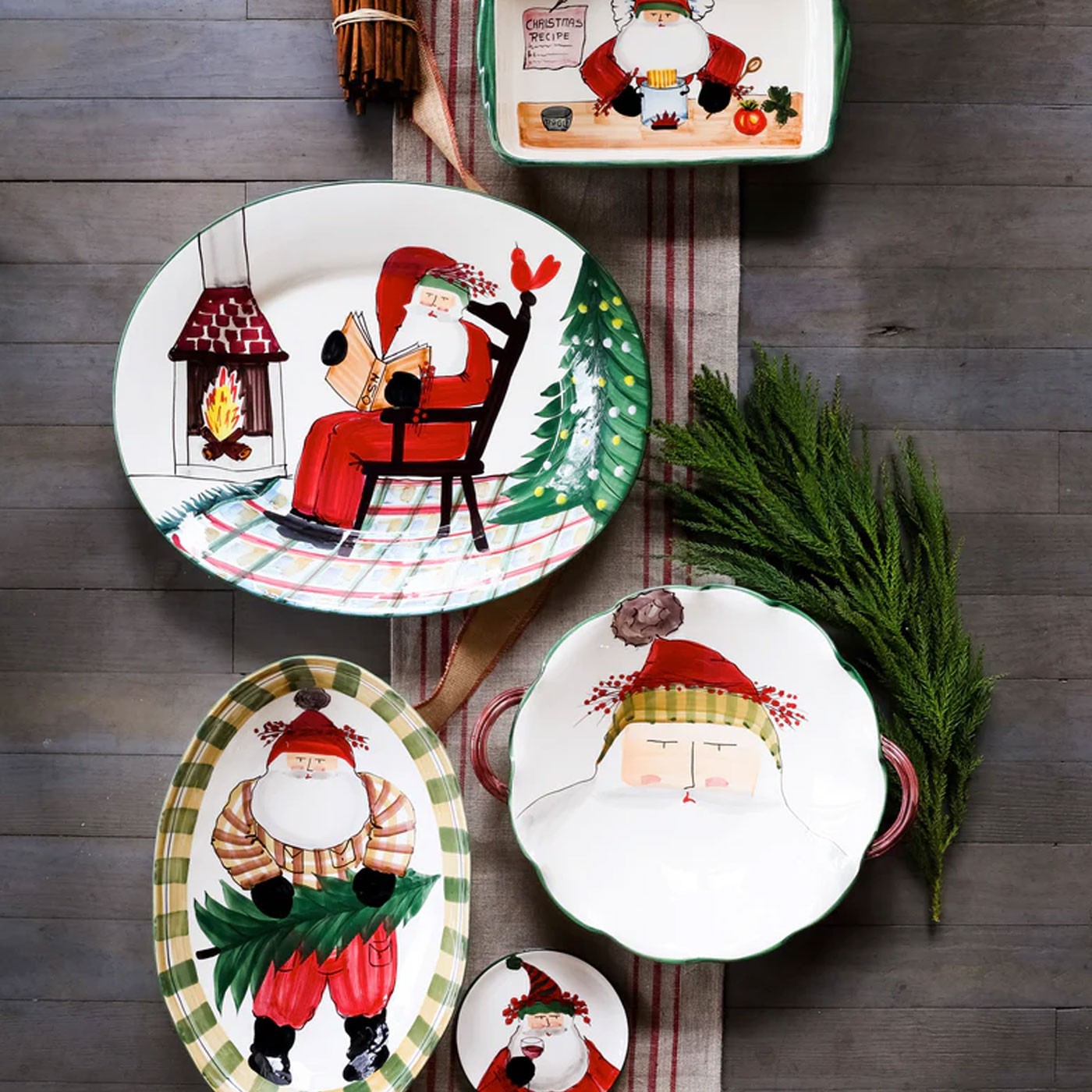 Old St. Nick Cocktail Plates - Set of 4 - Vietri | Eataly.com | Eataly