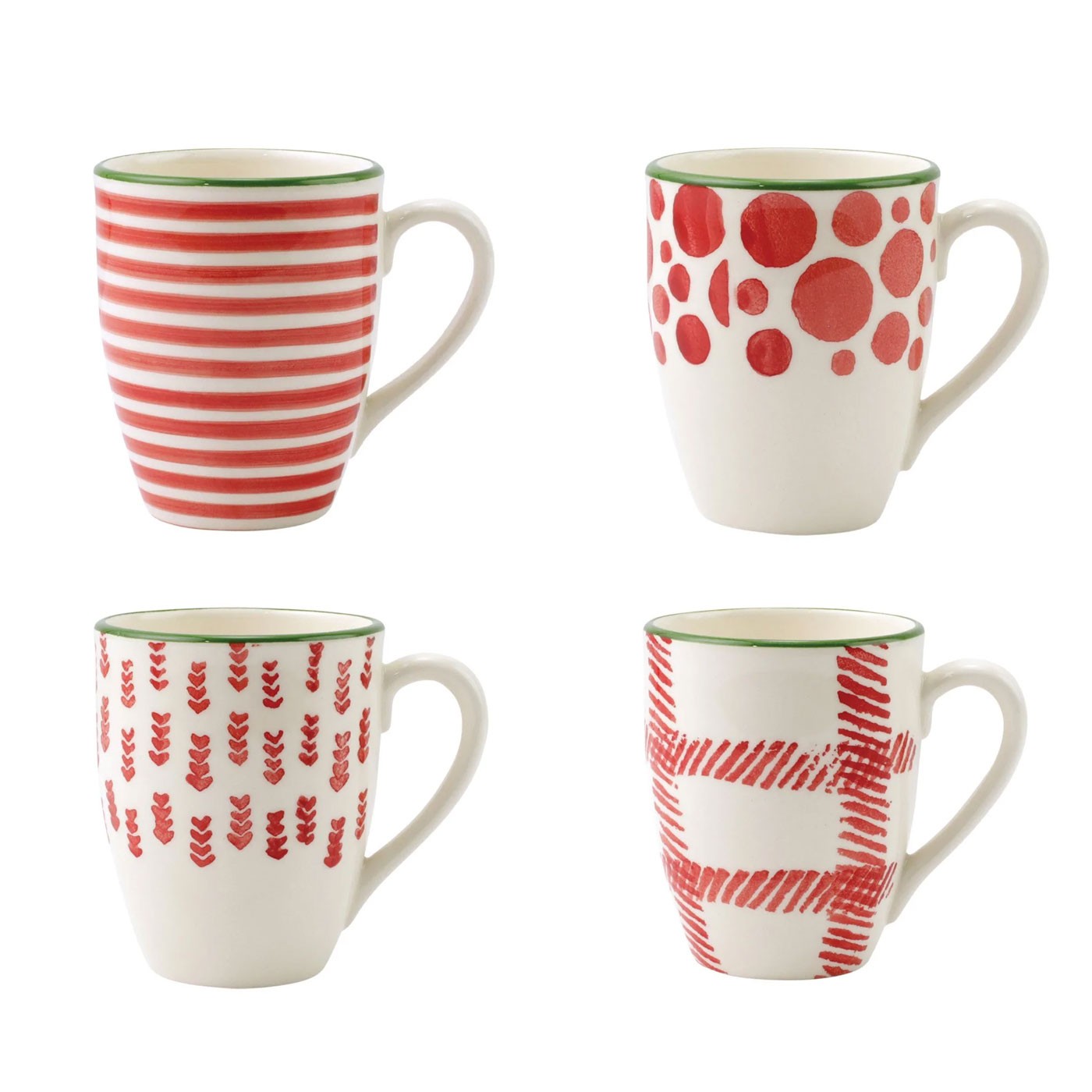 Mistletoe Assorted Mugs - Set of 4 - Vietri | Eataly.com | Eataly